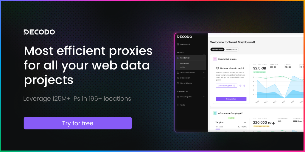 Decodo Proxies: Is worth to buy proxies from Decodo Proxies (formerly Smartproxy)