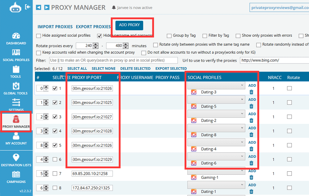 Jarvee Proxies 2022: How to setup proxies in Jarvee | Step-by-Step